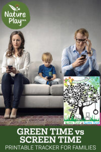Free Printable Green Time vs Screen Time Tracker - Nature Play WA