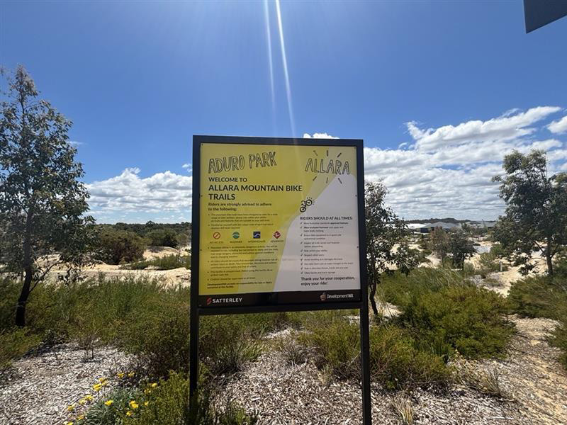 Aduro Park Mountain Bike Tracks, Eglington
